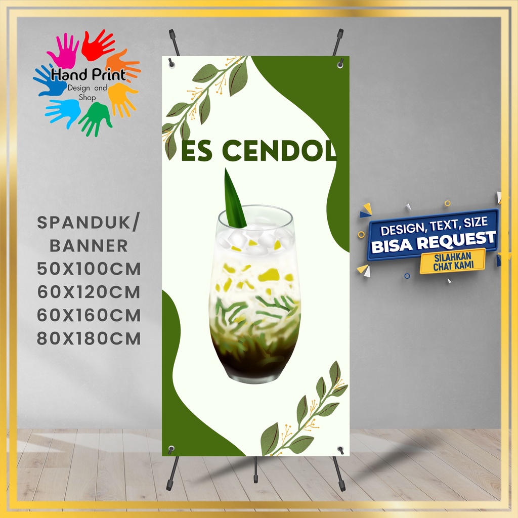 Jual SPANDUK / BANNER Minuman Es Cendol Dawet Hijau Minuman Tradisional ...