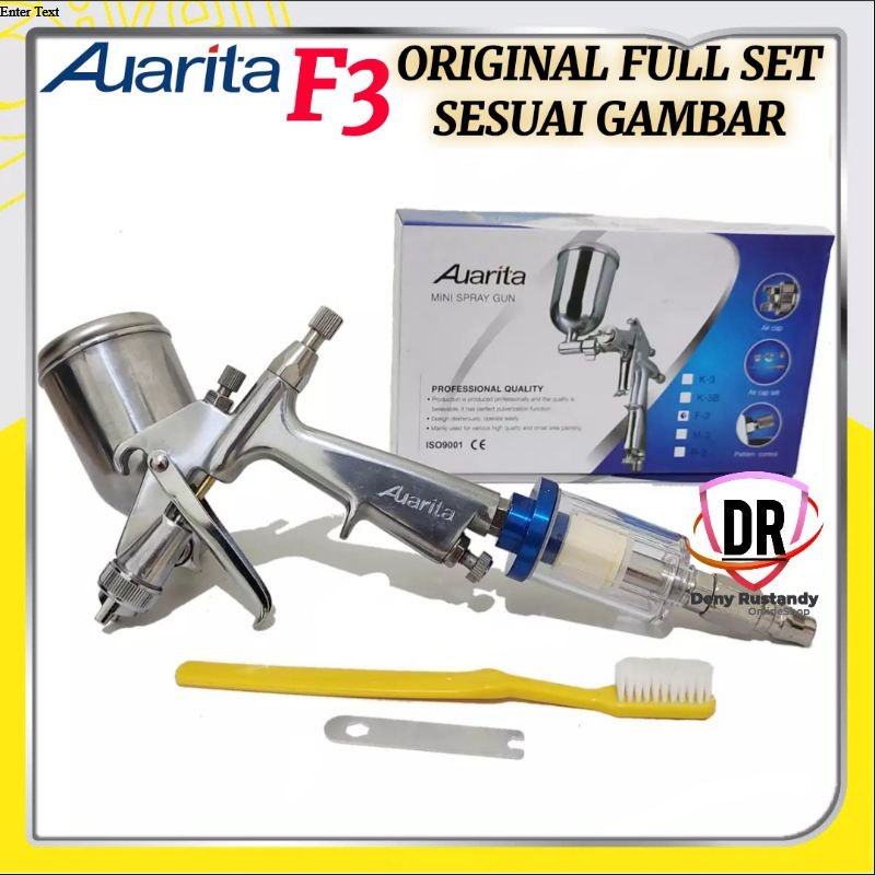 Jual GH35ED Spray Gun Auarita F3 Nozzle 0.5 0.8 1.0 mm Plus Water ...