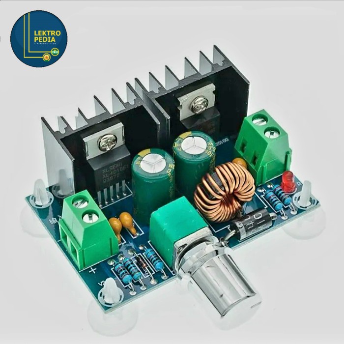 Jual Modul Step down 8A XL4016 DC-DC XL-4016 Module XH-M401 1.25-36V | Shopee Indonesia