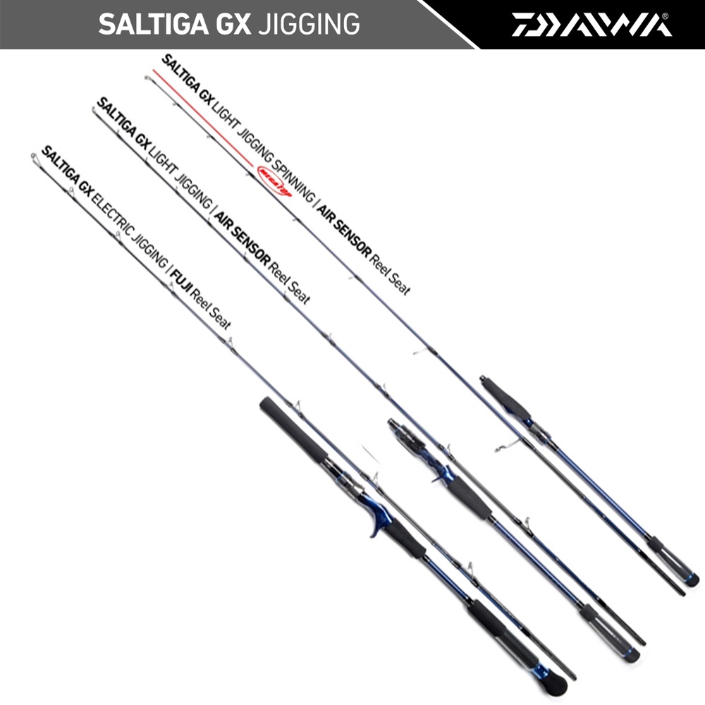 Jual Joran Jigging ORIGINAL DAIWA SALTIGA GX LJ 2023 | Light Jigging | Spinning | Overhead ...