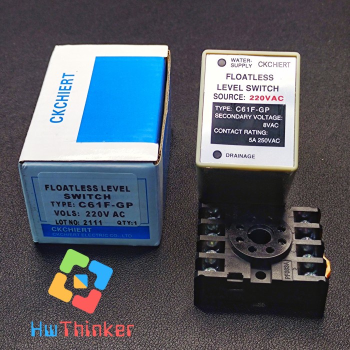 Jual C61F-GP 220V AC floatless level switch Relay / Water Level ...