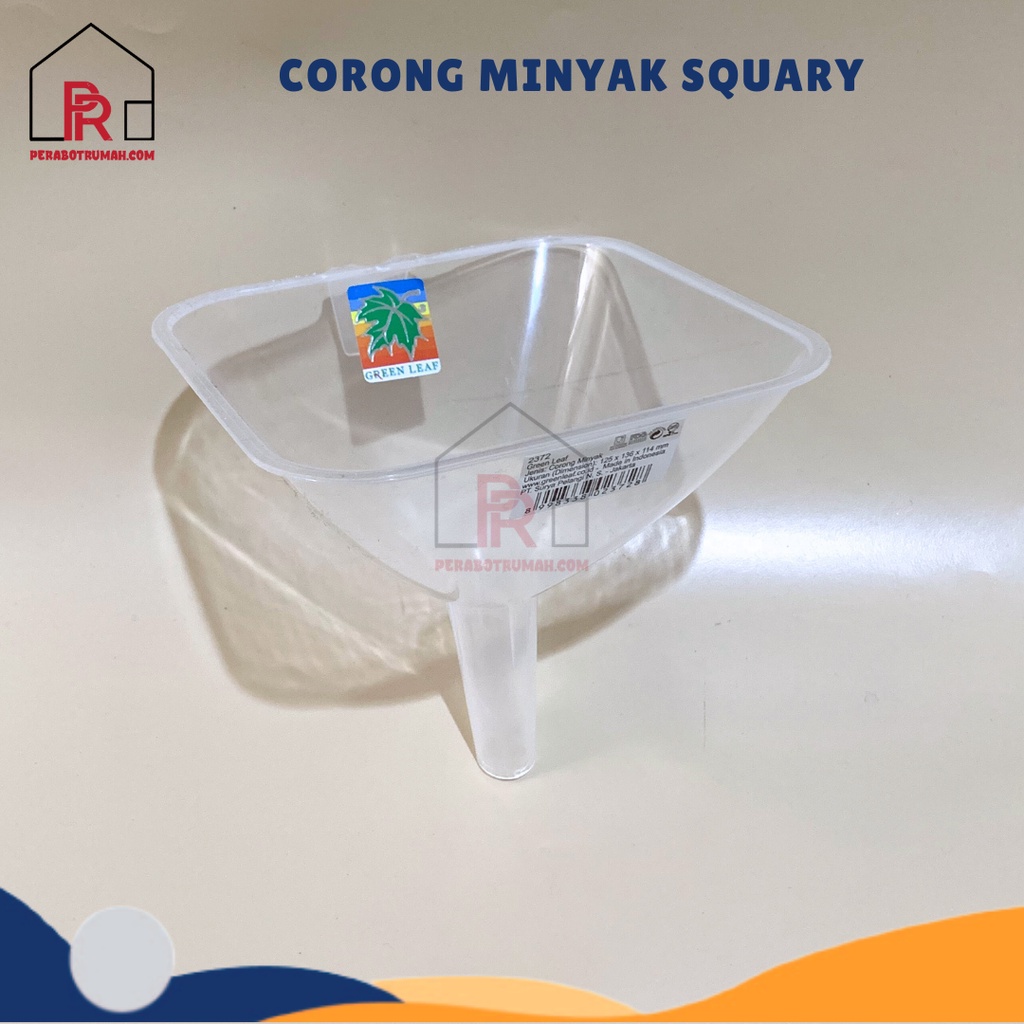 Jual Corong Minyak Bening - Squarty / Corong Plastik / Corong Serbaguna ...