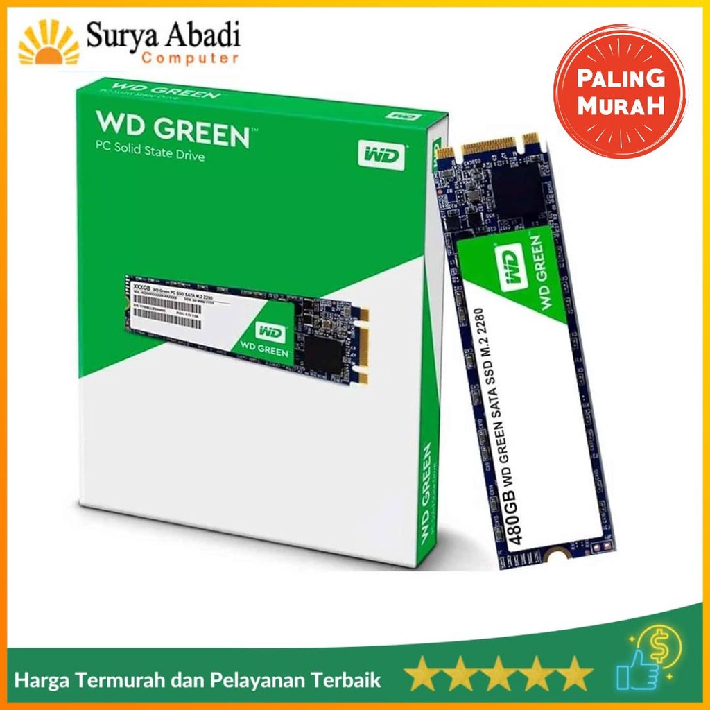 Jual SSD WD Green M.2 2280 480GB - WDC Green M2 480 GB | Shopee Indonesia