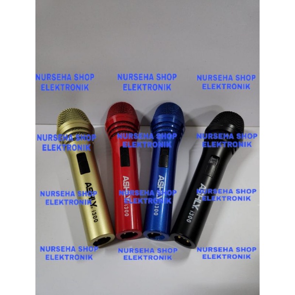 Jual Mic kabel microphone cable Ashley i300 original mic vocal | Shopee ...