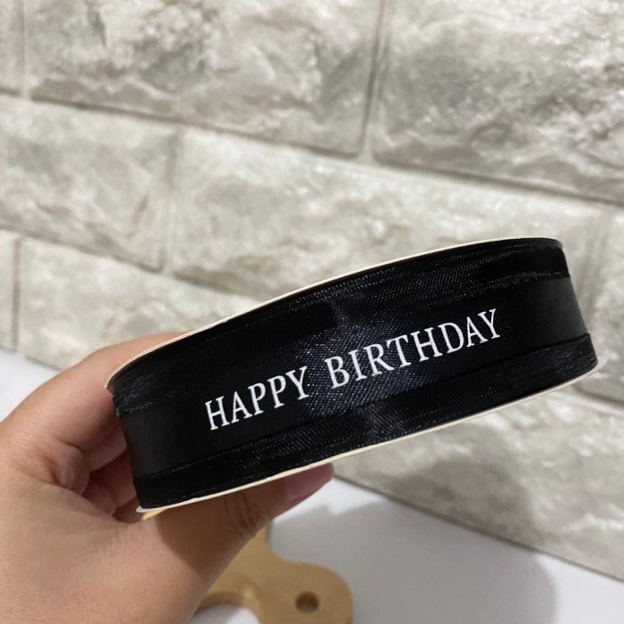 Jual violet.mall77~ Dekor Termurah PITA HAPPY BIRTHDAY AESTHETIC 1 ROLL ...
