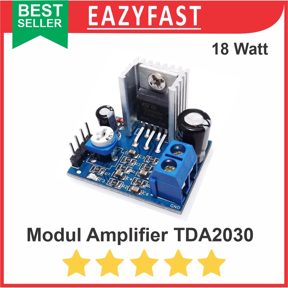 Jual TDA2030 Audio Power Amplifier Module Mono Hi-Fi 18W RMS | Shopee Indonesia