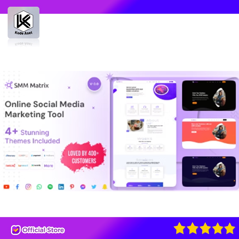 Jual SOURCE CODE APLIKASI SMM MATRIX - SOCIAL MEDIA MARKETING TOOL BY ...