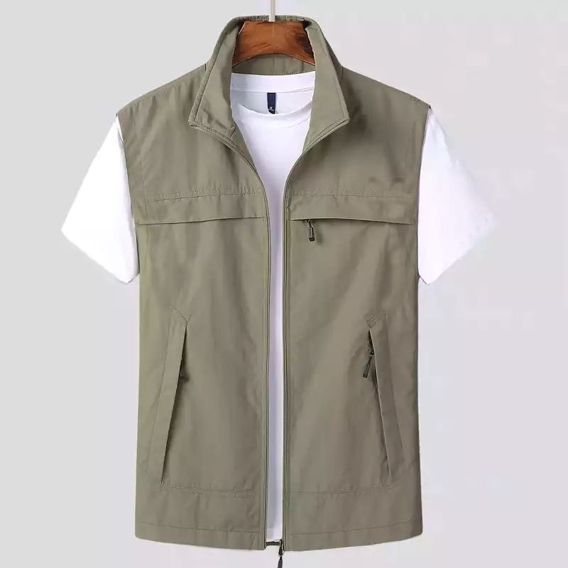 Jual jaket rompi pria casual TERBARU VEST MOTOR rompi lapangan | Shopee ...