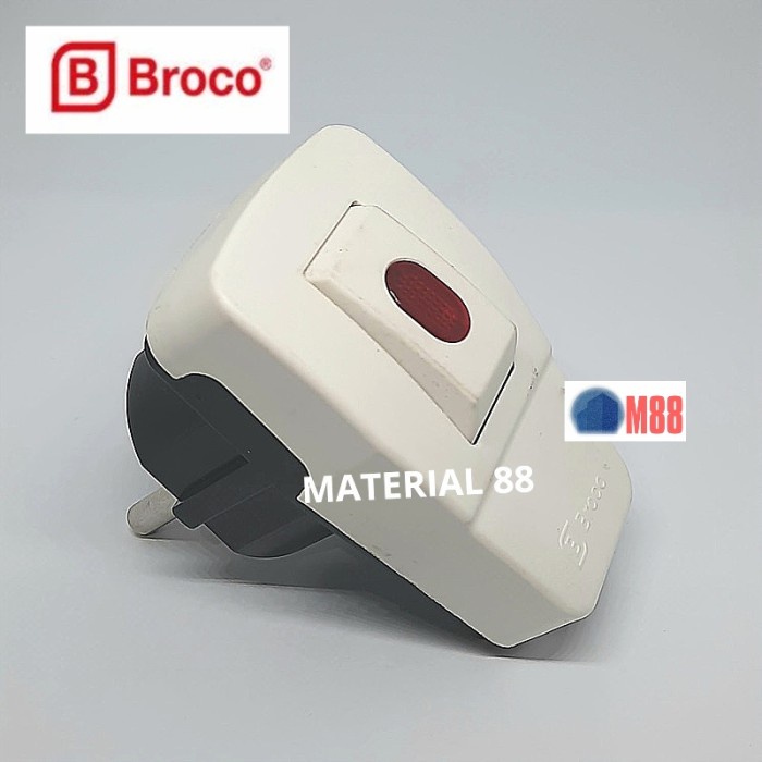 Jual BROCO Steker Saklar Lampu - Colokan Stop Kontak On Off | Shopee ...