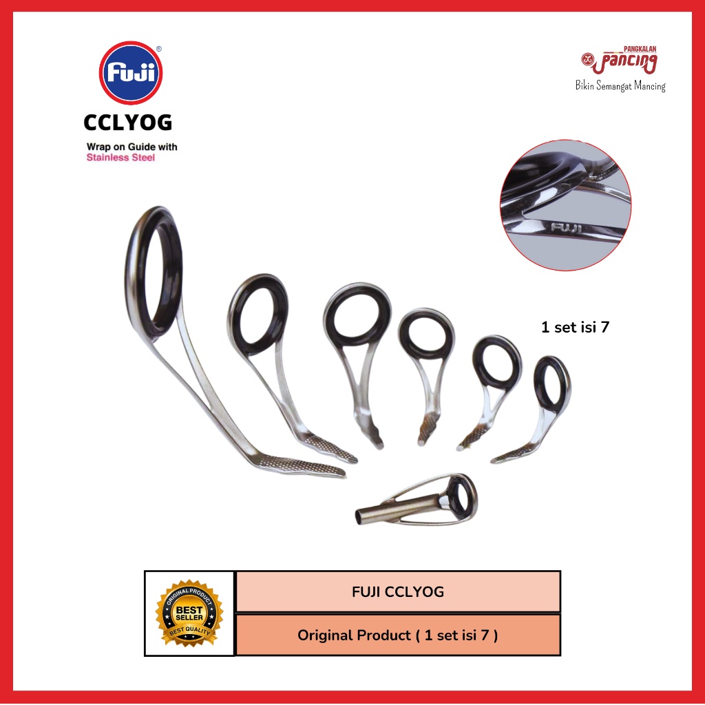 Jual Ring Guide FUJI CCLYOG isi 7 / Ring Guide Fuji Set Spinning ...