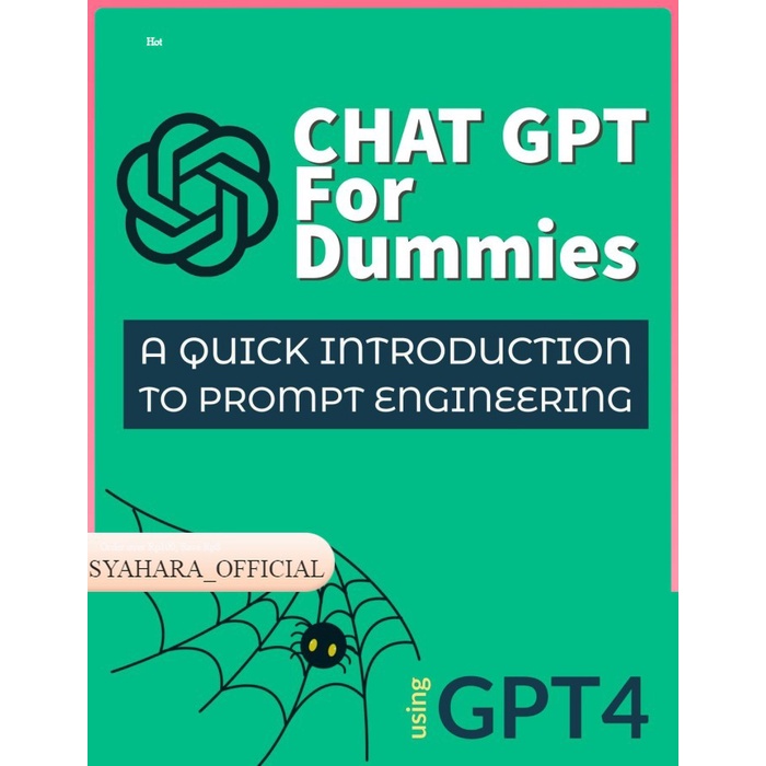 Jual Buku Chat GPT for Dummies: A Quick Introduction to Prompt ... Jual Buku Chat GPT for Dummies: A Quick Introduction to Prompt ...