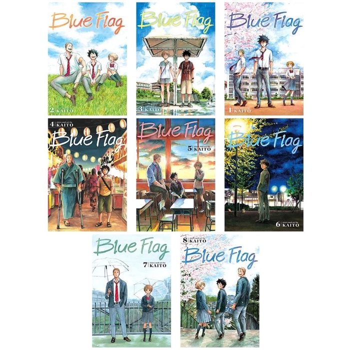 Jual Blue Flag manga, Vol. 1-8 (English) | Shopee Indonesia