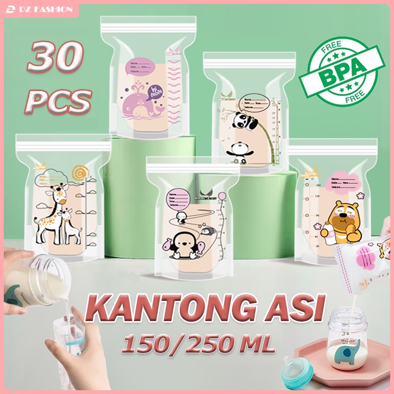 Jual QS Kantong ASI 150 ML Susu Bayi 30Pcs Plastik Asi Kantong Susu 5 ...