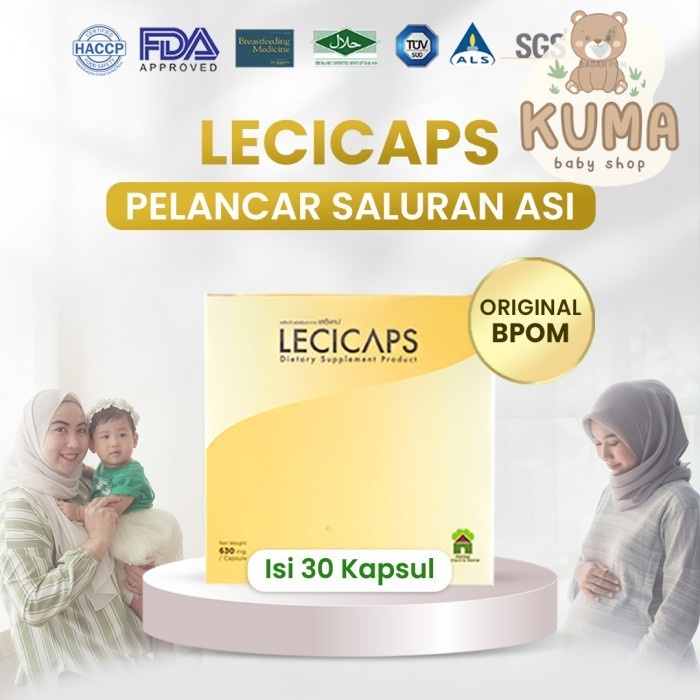 Jual Lecicaps Kapsul Pelancar Asi Soy Lecithin | Shopee Indonesia