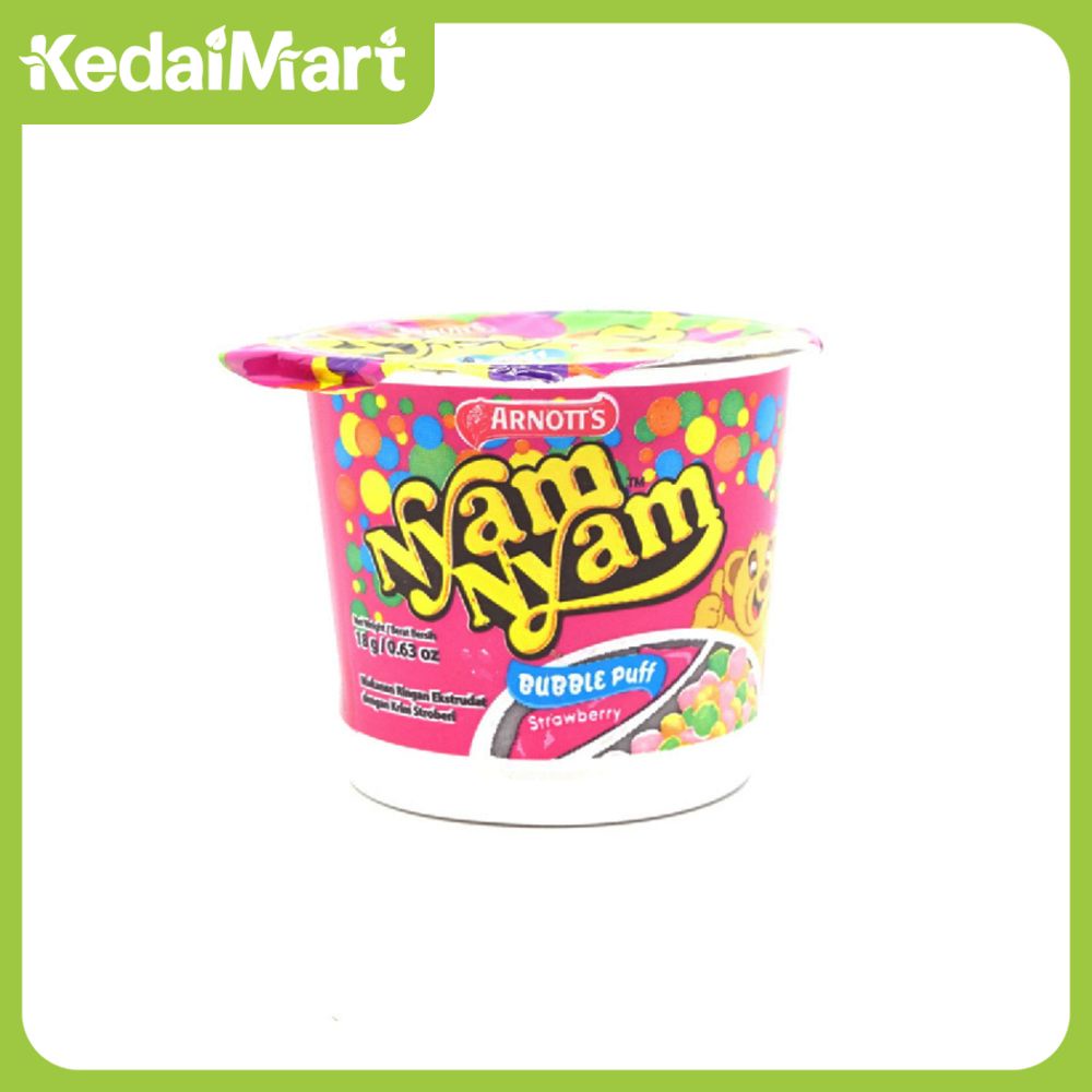 Jual Nyam Nyam Rice Crispy Strawberry 18 Gram | Shopee Indonesia