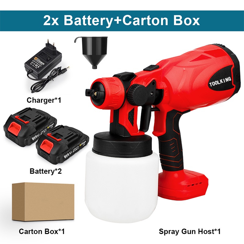 Jual 998V Electric Spray Gun Cordless 800W Semprot Cat Listrik Gun Cat ...