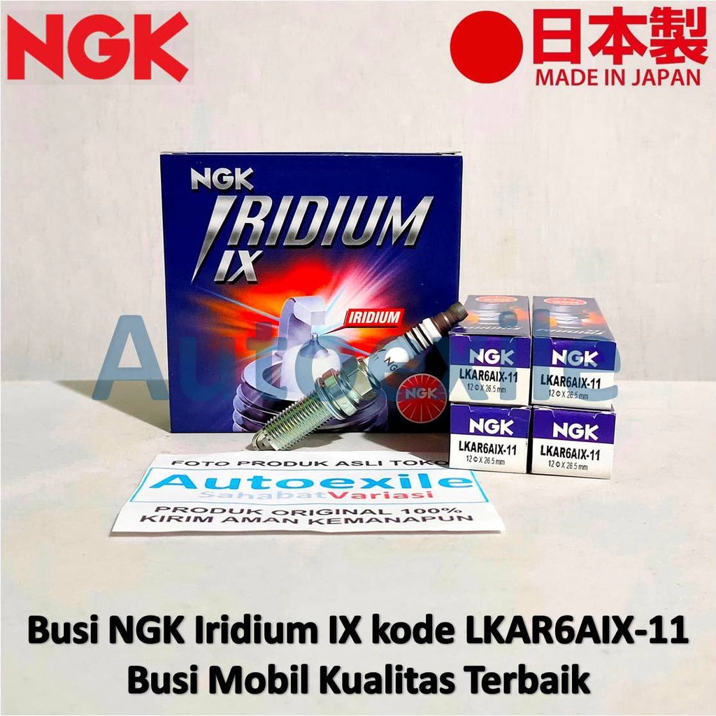 Jual Busi Mobil Asli NGK IRIDIUM IX LKAR6AIX-11 Ori Original Dual VVti All New Xenia Ayla Gran ...