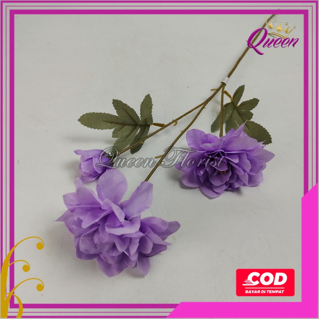 Jual Bunga Semanggi Sakura Tangkai Panjang 65cm Artificial Imitasi kain ...