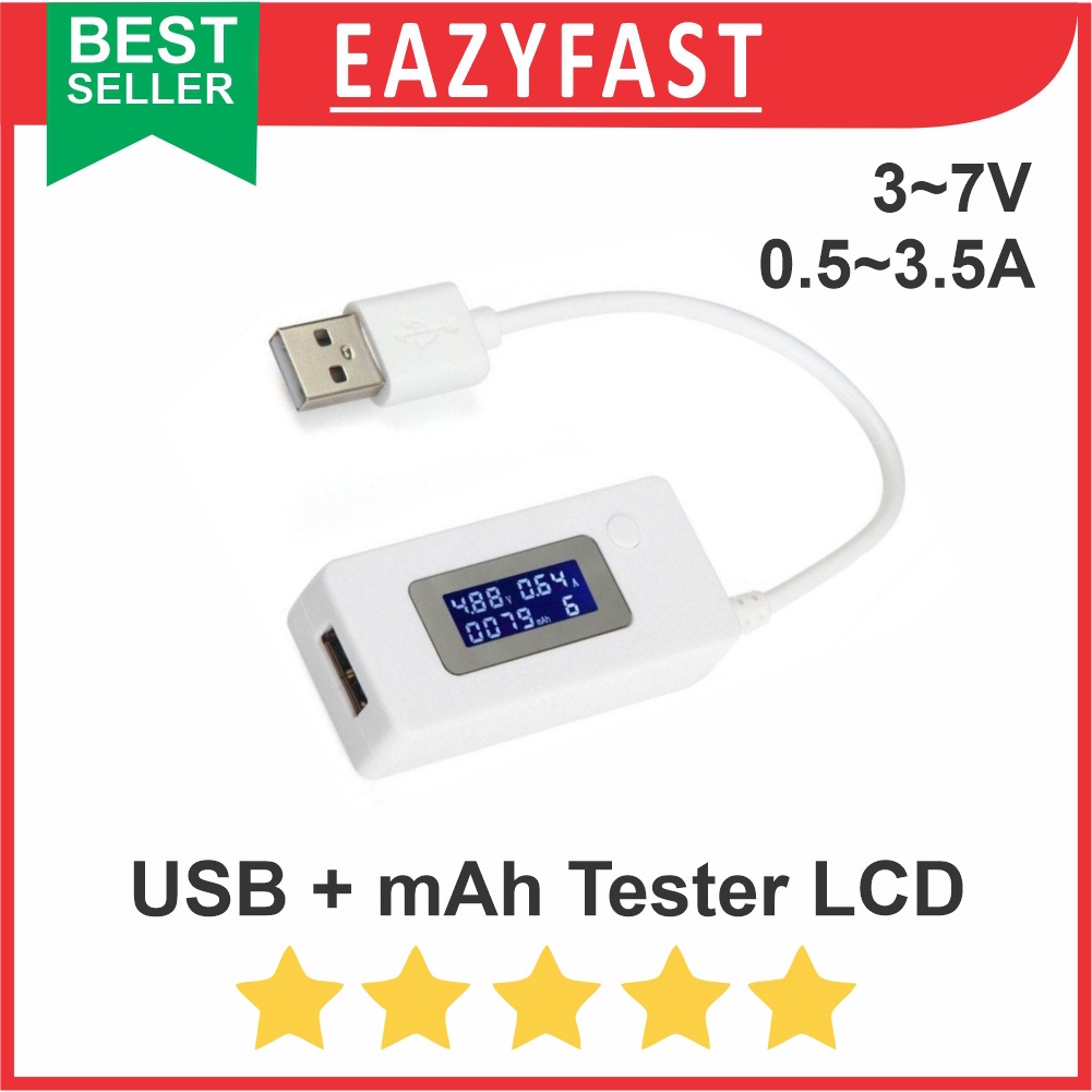 Jual USB Tester Doctor Volt Ampere Meter ukur Charger mah Kapasitas ...