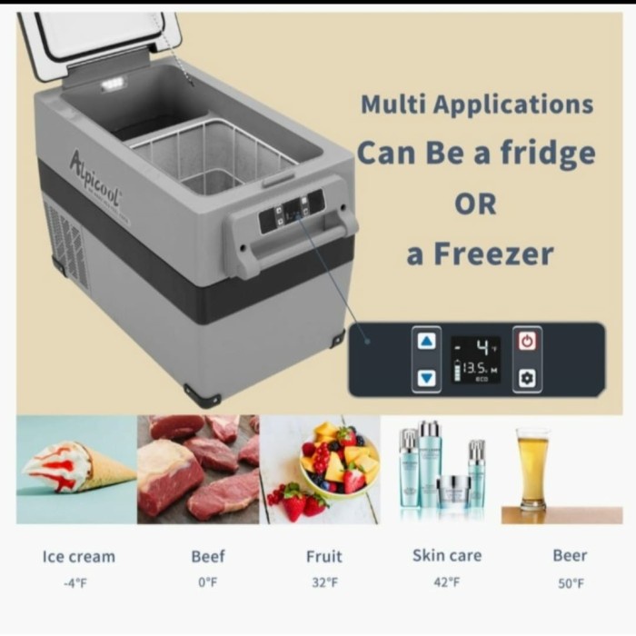 Jual Mini Freezer Alpicool CF45/ Mini Freezer Portable / Kulkas Mini ...