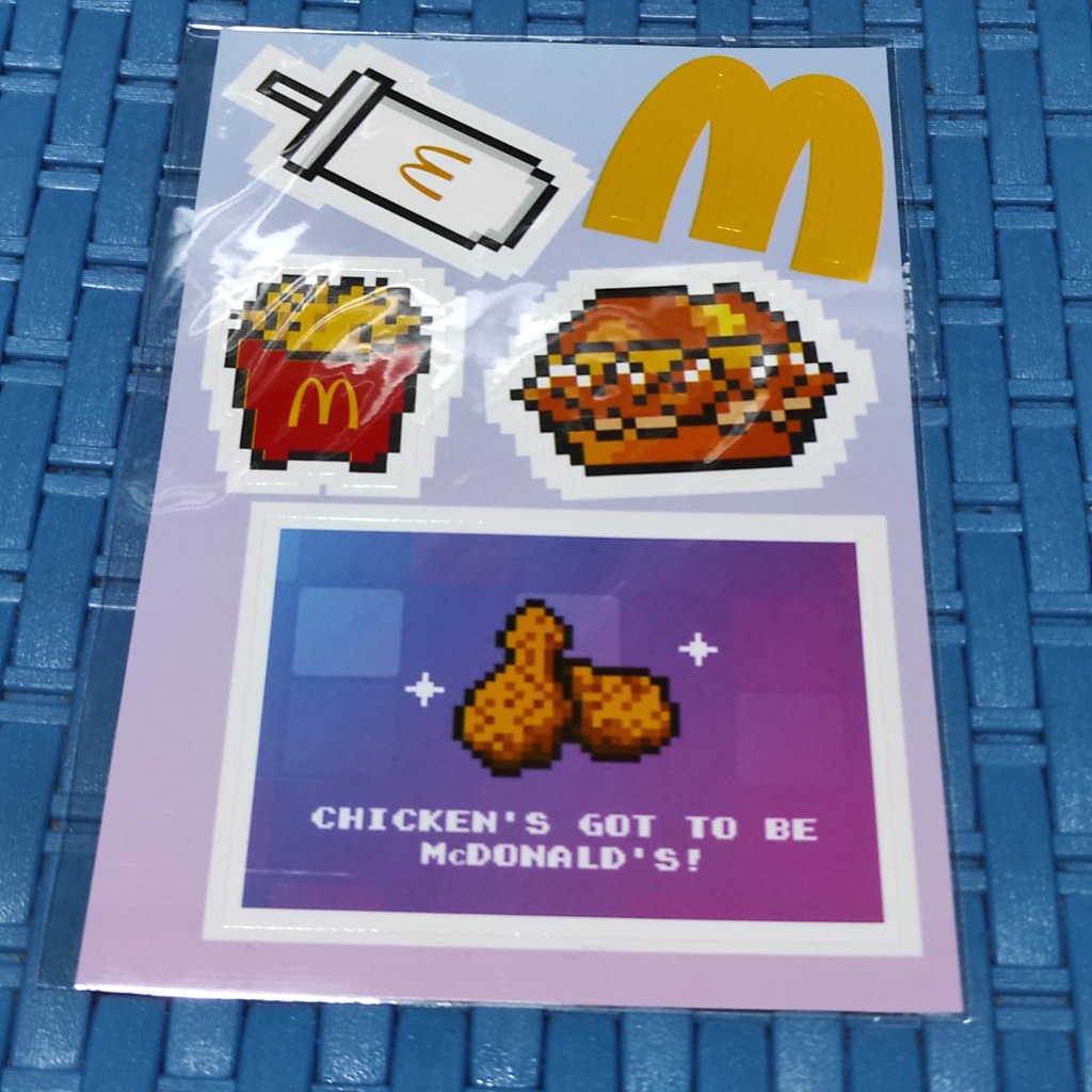 Jual STIKER MCD MCDONALDS STICKER TEMPELAN | Shopee Indonesia