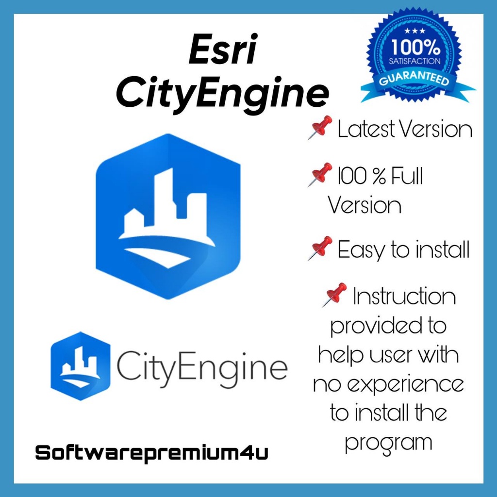 Jual ArcGIS Esri CityEngine 2023 | 2022.1.8535 (2023) + Manual【Latest ...