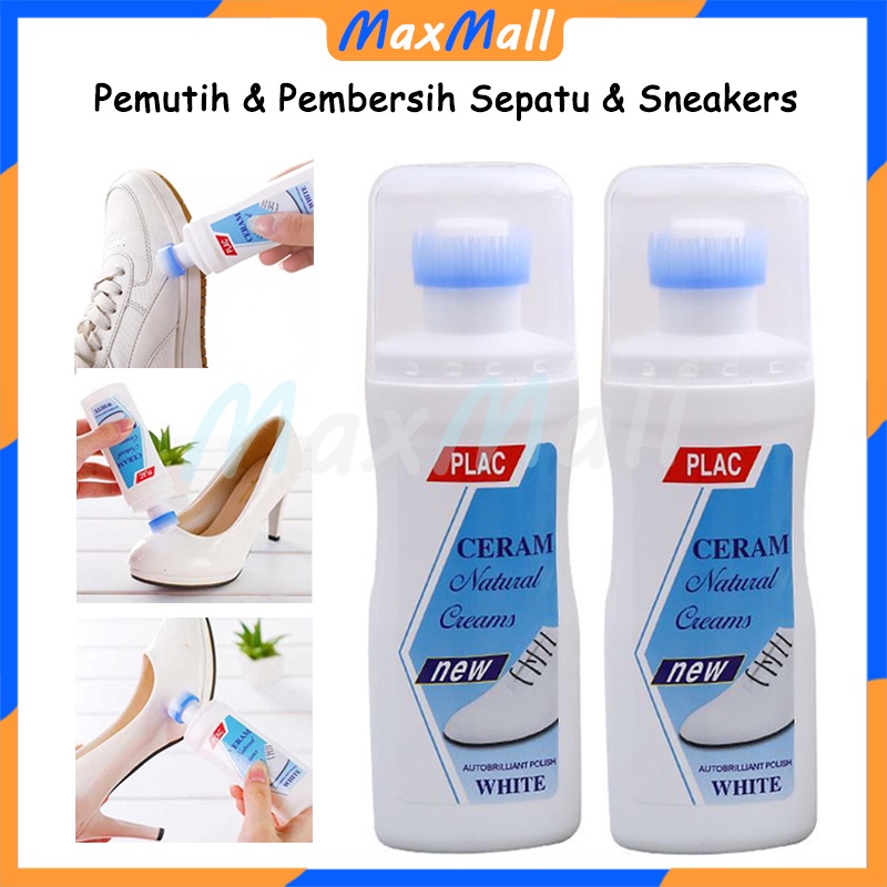 Jual 3PCS Cairan Pembersih Pemutih & Pembersih Sepatu Cream Pembersih ...