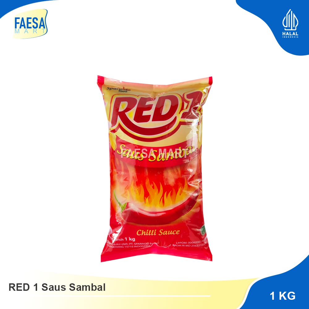 Jual RED 1 Saus Sambal 1kg | Shopee Indonesia