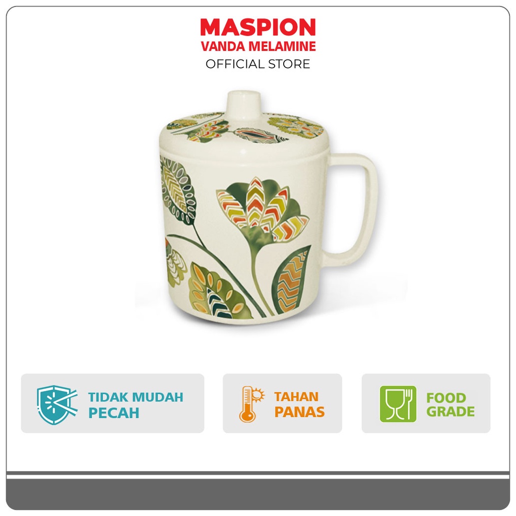 Jual Maspion Vanda Melamin Mug 4 Inch + Tutup | Shopee Indonesia