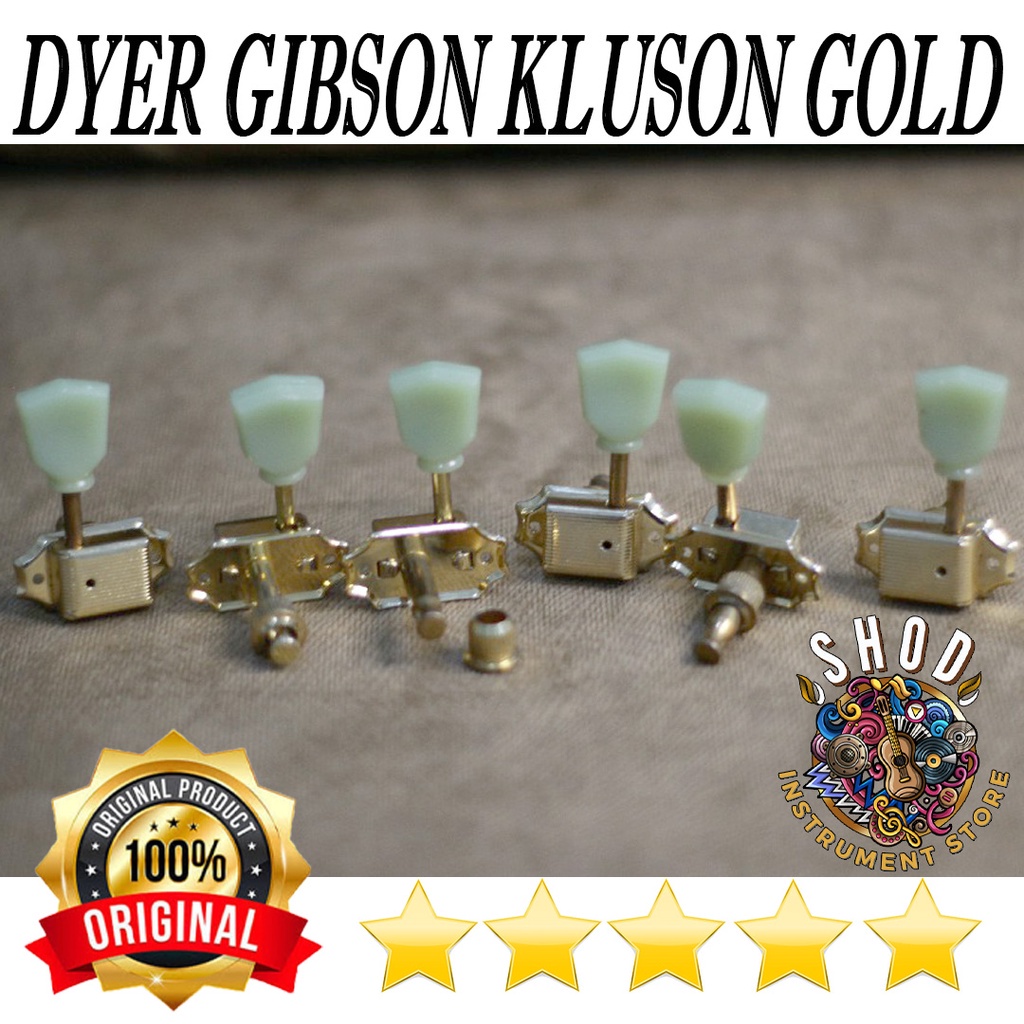 Jual Dryer Gibson les paul model Kluson Gold | Shopee Indonesia