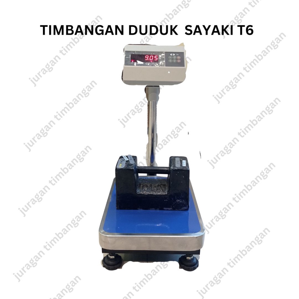 Jual Timbangan Duduk SAYAKI T6 150kg/ Timbangan digital 150kg / timbangan duduk digital Juragan ...