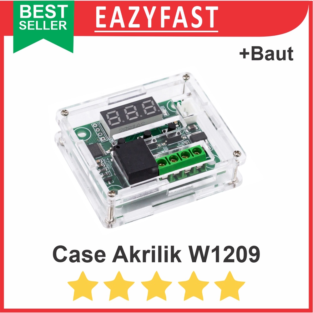Jual Case Acrylic W1209 Enclosure Box Casing Akrilik Temperature ...