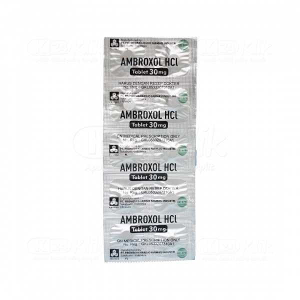 Jual AMBROXOL 30MG 1 STRIP ISI 10 TABLET | Shopee Indonesia
