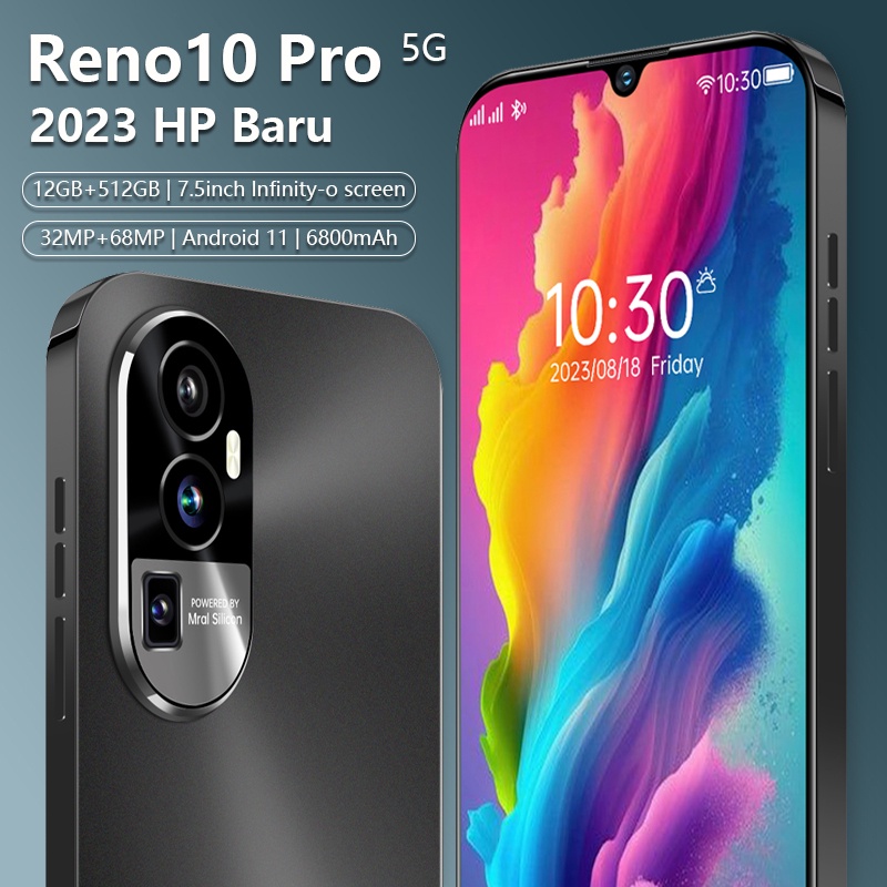 Jual 【2023 NEW HP】handphone Rino10Pro 7.5inci Ponsel Baru cuci gudang ...