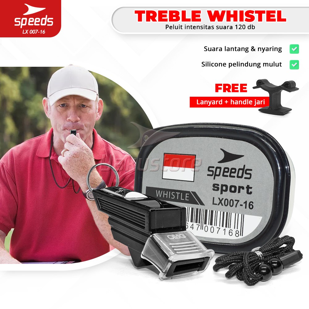 Jual SPEEDS Peluit Wasit Pluit Treble Whistle Olahraga Periwitan Sport ...