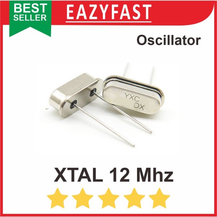 Jual Crystal XTAL 12 Mhz 12Mhz Clock Oscillator DIP Kristal Osilator X Tal | Shopee Indonesia