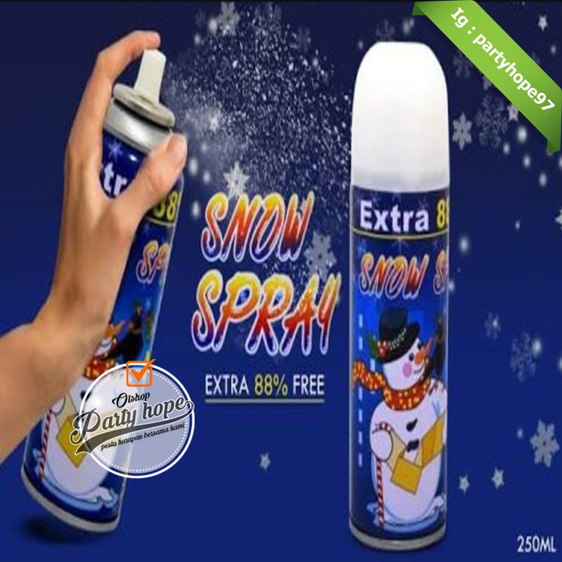 Jual Snow Spray / Semprotan Salju Ulang Tahun / Party Spray Snow ...