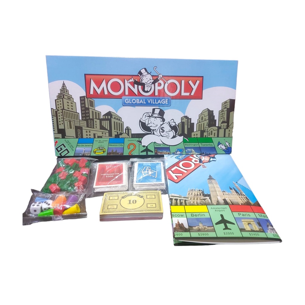 Jual C0658 CHAE SHOP MAINAN MONOPOLI MONOPOLY INTERNASIONAL BOARD GAME ...