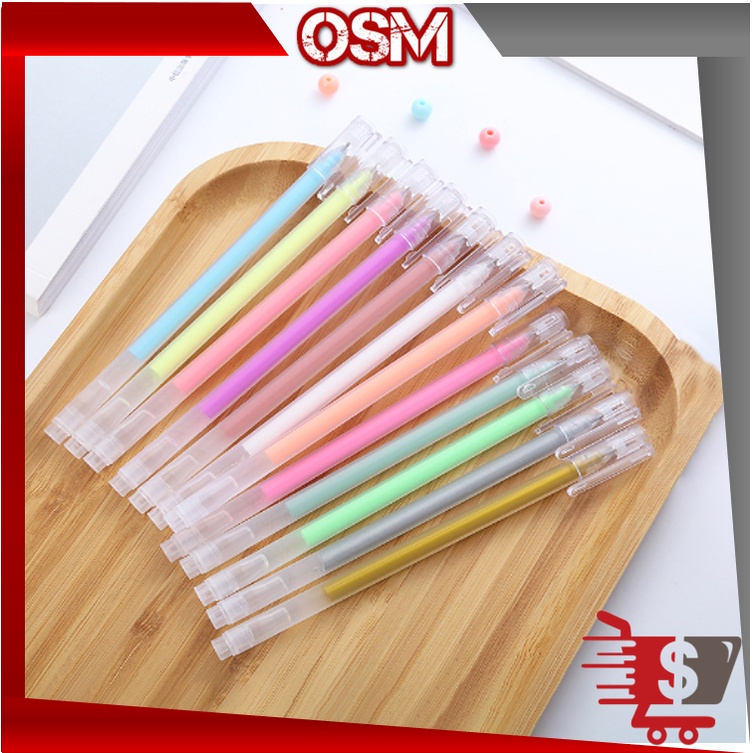 Jual OSM - S5803 Pulpen Gel Warna / 1 Pcs Pena Gel Warna Warni / Pena ...