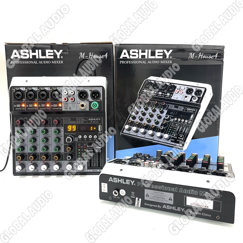 Jual Mixer ashley m house 4 4 Channel / MIXER ASHLEY MHOUSE 4 M-HOUSE4 mhouse4 bagus murah ...