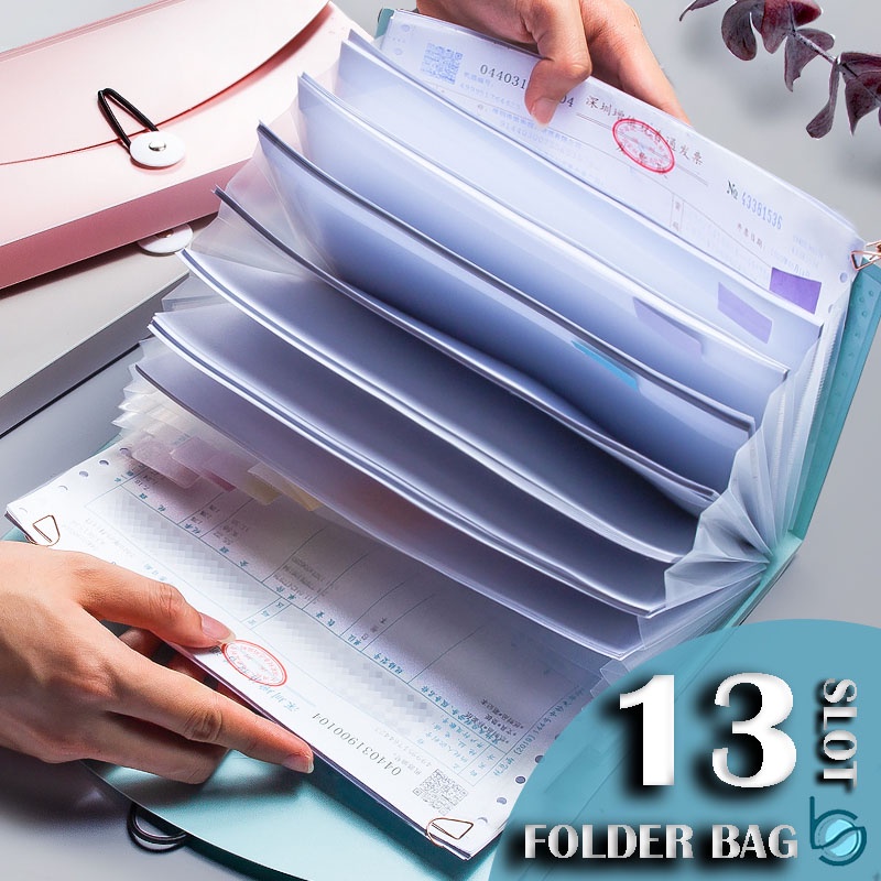 Jual Tempat File/Dokumen 13 Sekat/Document Folder Bag Premium Quality ...