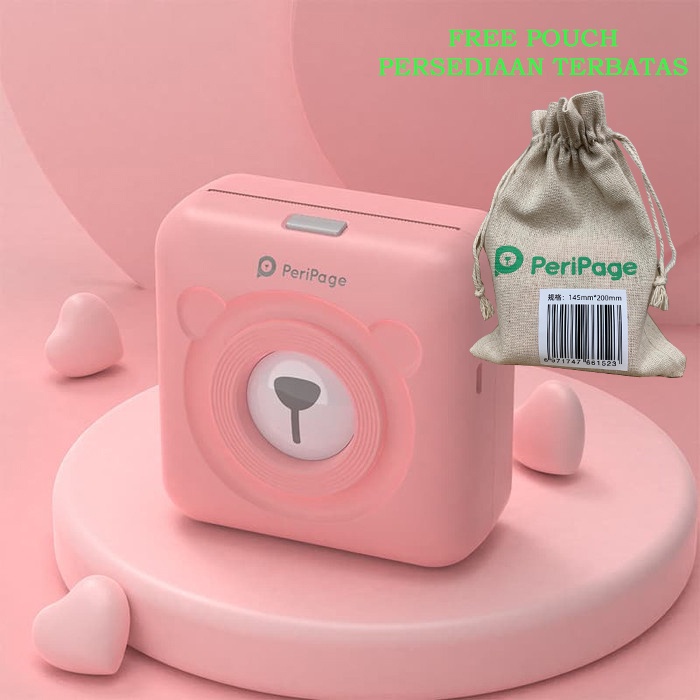 Jual PERIPAGE A6 BLUETOOTH 203 dpi MINI THERMAL PHOTO PRINTER 58mm ...