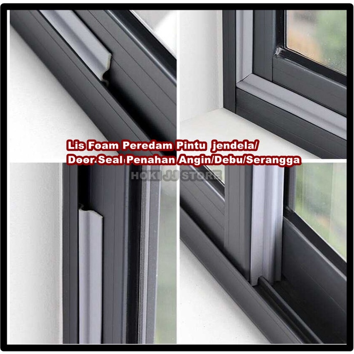 Jual Jual Lis Foam Peredam Pintu jendela/Door Seal Penahan Angin/Debu ...