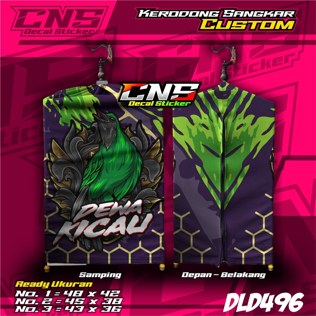 Jual Kerodong Sangkar Burung Kotak Full Printing Custom Cak IJO DEWA ...