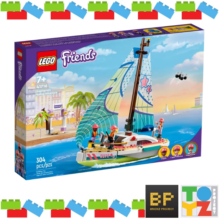 Jual Lego 41716 Friends - Stephanie's Sailing Adventure - Tp01 | Shopee ...