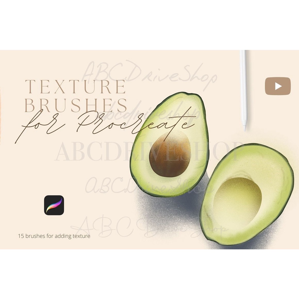 Jual Procreate Brush - Texture Brushes for Procreate [ FREE BONUS ...