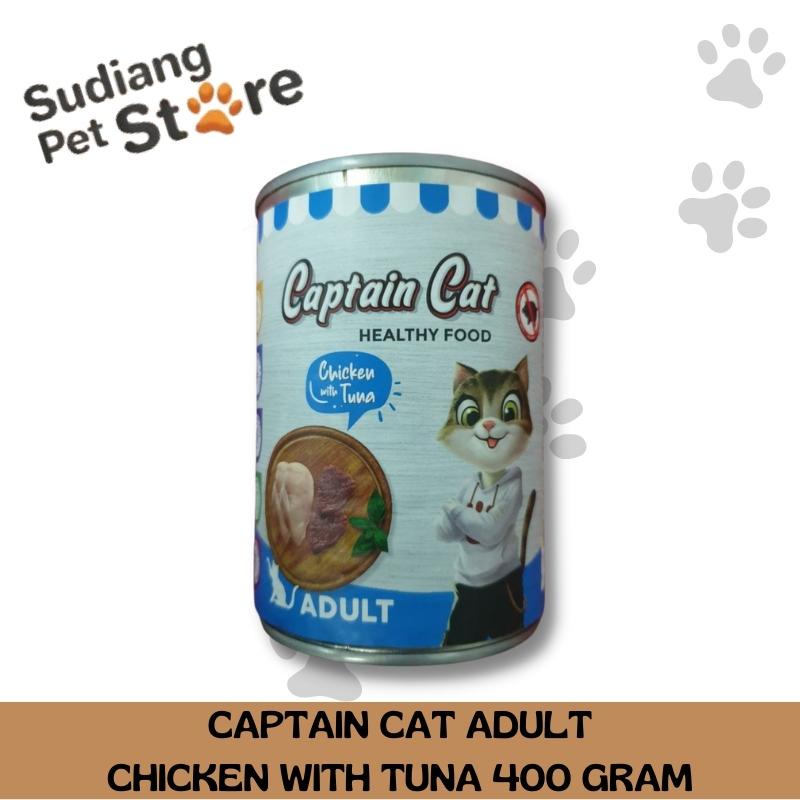 Jual Makanan Basah Kaleng Kucing Dewasa Captain Cat Adult Chicken Tuna ...