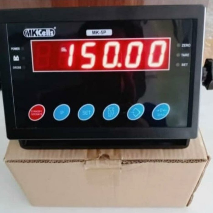 Jual Indicator Jembatan Timbang MK-CELLS MK-5P Display 6digit 2 RS232 ...