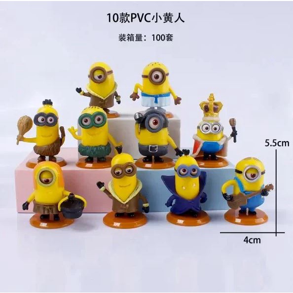 Jual Minions Figure Despicable Me set 10 Mainan Anak Minion - Minion ...