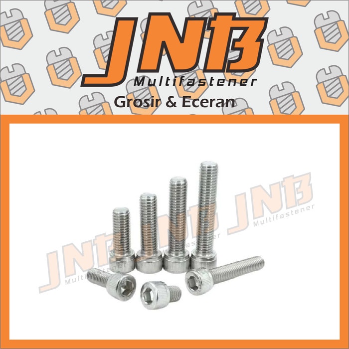 Jual Baut L M6 Stainless 304 THE A2-70 Panjang 10 - 100 mm | Shopee ...